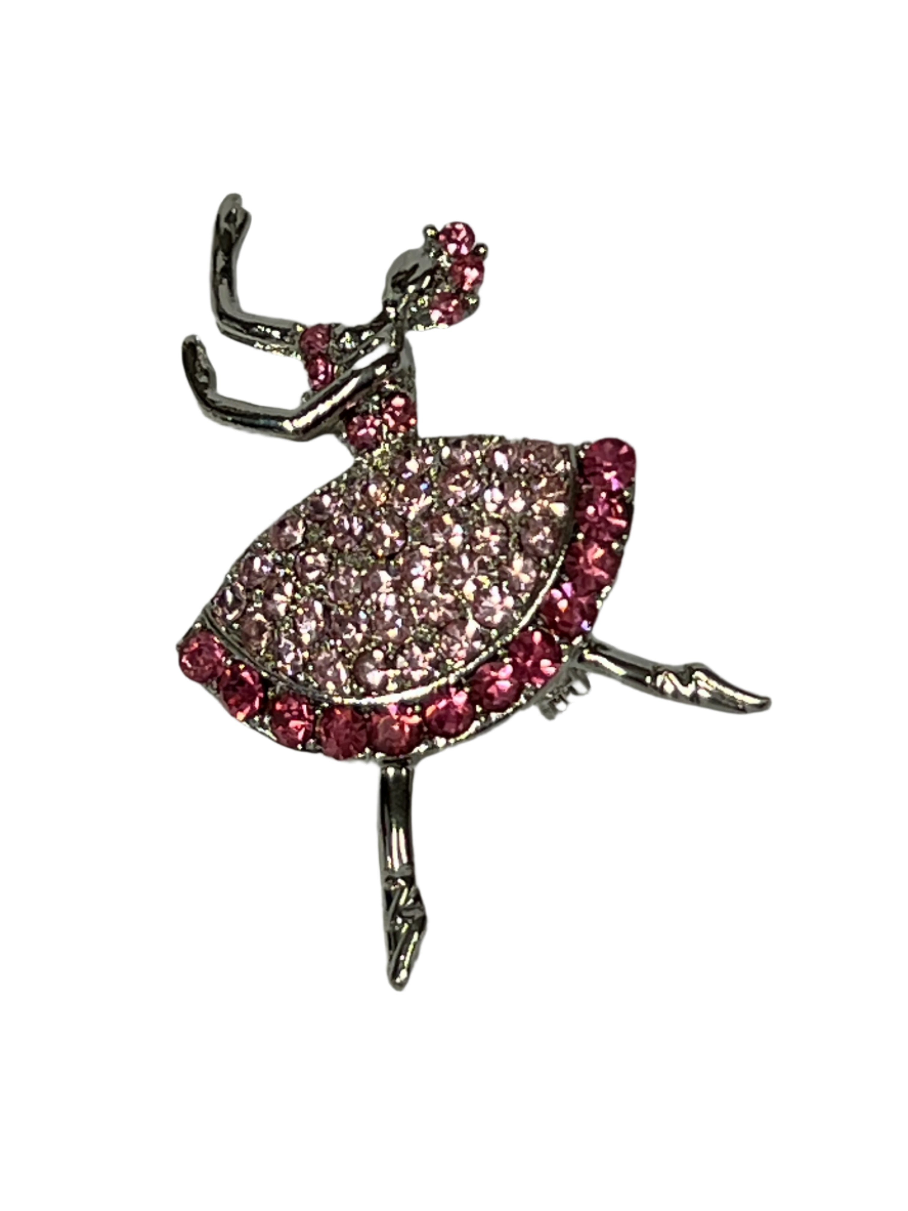Pink Ballet Brooch – Dancer's Image